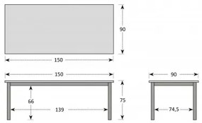 Doppler CONCEPT YELMO FSC® 4+1 - zahradní sedací souprava (hliník/teakové dřevo)