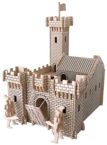 Woodcraft Dřevěné 3D puzzle hrad I