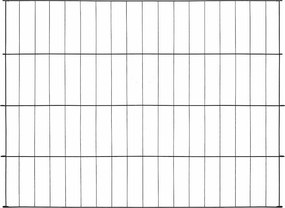 Zahradní plot 115 x 79 cm zelený 146105