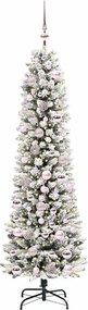 Umělý vánoční stromeček Bílá 180 cm PVC, kov a plast 3396107