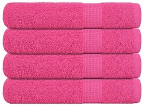 Saunové osušky FROGN 4 ks růžové 80x200 cm 360 g/m² 137056