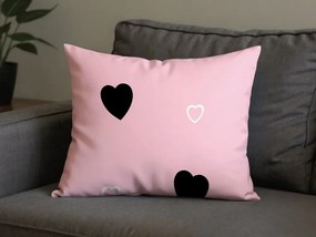 Polybavlněný povlak na polštář CORAZON POLY 70x90 cm, růžový