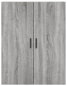 Skříň highboard šedá sonoma 69,5 x 34 x 180 cm kompozitní dřevo,  3195753