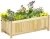 Outsunny Jardinière na porostu Květinová miska 70L x 35Š x 30H cm Polokruhové nohy tělo s dřevěnými lamelami ošetřené otřené dřevem