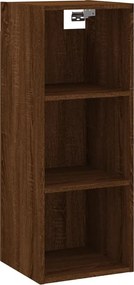 vidaXL Skříň highboard 34,5 x 34 x 180 cm kompozitní dřevo [3189908] Barva: kouřový dub