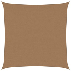 vidaXL Stínící plachta 160 g/m² taupe 5 x 5 m HDPE