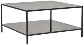 OnaDnes -20% House Doctor Černý kovový konferenční stolek Fari 85 x 85 cm