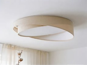 LED Stropní svítidlo GALAXY MODERN LED/24W/230V pr. 55 cm krémová/bílá