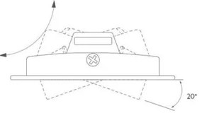 Podhledové LED svítidlo Panlux VP COB 6W 3000K bílá PN14100054