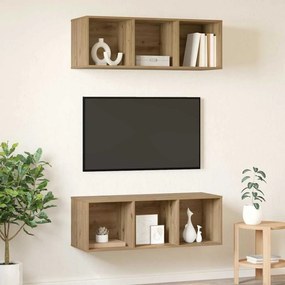 Sestava TV skříněk 2 ks Artisanový dub Kompozitní dřevo 3393575