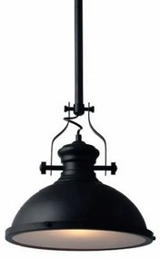 ACA Retro industriální závěsné svítidlo černé