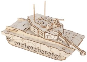 Woodcraft construction kit Woodcraft Dřevěné 3D puzzle Tank M1 Abrams