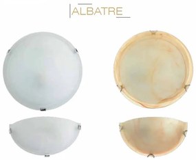 ACA DECOR Nástěnné svítidlo ALBATRE, bílá barva