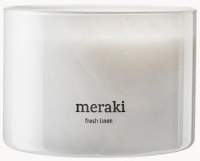 Vonná svíčka se třemi knoty Fresh Linen (jasmín & růže)