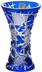 Váza  Mars, barva modrá, výška 155 mm