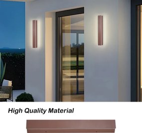 Brilagi - LED Venk. nást. svít. LINEAR LED/8W/230V 3000K IP65 30 cm hnědá CRI 90