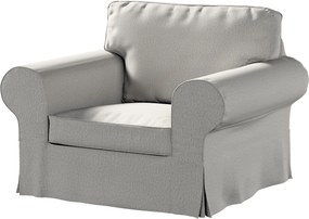 Potah na křeslo IKEA Ektorp barva šedá látka pletený vzor