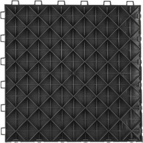 Garážové dlaždice zámkové, 30,5 × 30,5 × 1,3 cm – JQ-3050BK