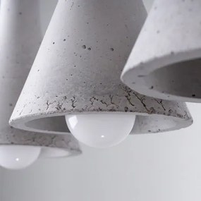 Závěsné svítidlo SOLLUX REA 3L beton E14 3x12W bez žárovky SL.1225