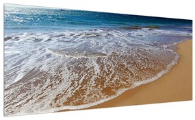 Obraz mořské písečné pláže (100x40 cm)