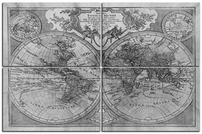 Obraz na plátně - Mapa antického světa 1101QC (150x100 cm)