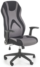 Židle k pracovnímu stolu Hema1723, černo/šedá
