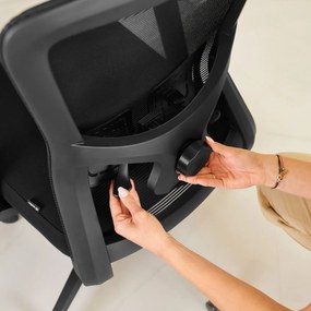Ergonomické křeslo Piozano – Černé