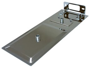 Mereo Mereo, Talířová sprcha horní, s vodopádem, hranatá 500 x 200 mm, nerez, CB495N