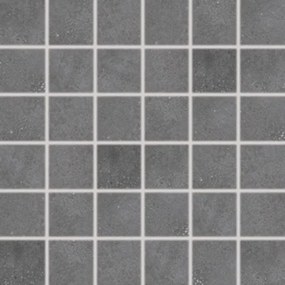 Rako Betonico WDM05792 mozaika 29,8x29,8 černá rekt. 4 set