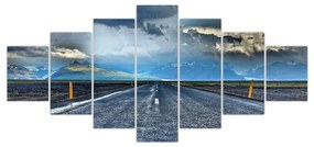 Obraz cesty v bouři (210x100 cm)