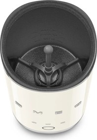 Krémový plastový elektrický šlehač mléka 120 ml – SMEG