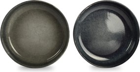 Zelený/modrý servírovací talíř z kameniny ø 28 cm Meridian – Salt&amp;Pepper