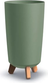 PRO Květináč GRACIA TUBUS SLIM 19,5cm zemitě zelený