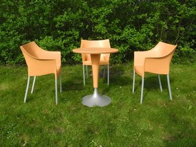 Kartell - Stolek Dr. Na - světle oranžový