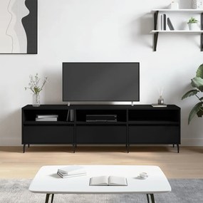 vidaXL TV skříňka 150 x 30 x 44,5 cm kompozitní dřevo [831298] Barva: Černá