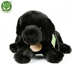 RAPPA Plyšový labrador černý 40 cm / ECO-FRIENDLY / od 0 měsíců