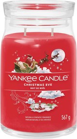 Yankee Candle vonná svíčka Signature ve skle velká Christmas Eve 567 g