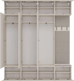 Předsíňová stěna Haga II 200 cm kašmír