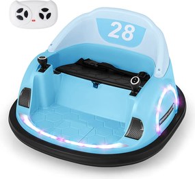 Costway Auto s pojízdným nárazníkem pro batolata 12 V Elektrické 360° Spin auto