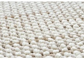 koberec NANO EO78A Melange, smyčkový, plošně tkaný bílá / béžový velikost 200x290 cm | krásné koberce cz