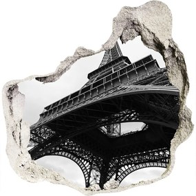 Wallmuralia Fototapeta díra na zeď Eiffelova věž Paříž 75x75 cm