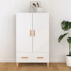 Highboard Černý 70 X 31 X 115 Cm Kompozitní Dřevo Bílá