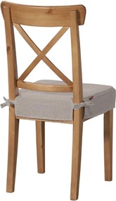 Sedák na židli IKEA Ingolf barva béžová látka pletený vzor