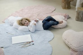 Lorena Canals koberec 160 x 180 srdce, růžový - Puffy