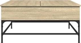 Konferenční stolek dub sonoma 95 x 95 x 45 cm kompozit a kov 3217065