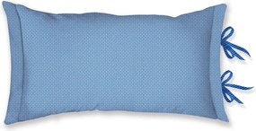 Pip Studio dekorační polštář Desi Garden 35x60 - modrá (Dekorační polštář v modré barvě s květinami)
