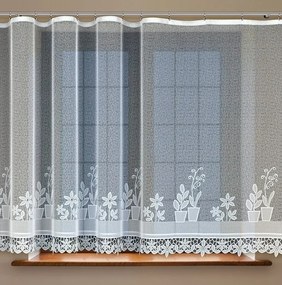 Záclona metrážová Tiara výška 140 cm