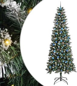 Umělý vánoční stromeček Zelená 240 cm PVC, plast a ocel 3395851