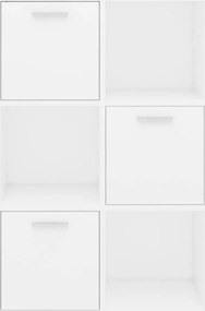 vidaXL Úložná skříňka 60 x 29,5 x 90 cm dřevotříska [801134] Barva: Černá