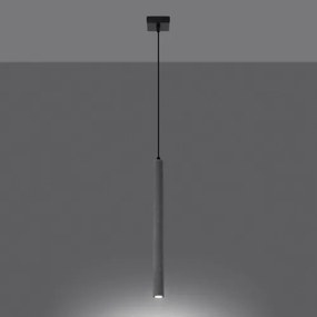 Závěsné svítidlo SOLLUX PASTELO 1 beton G9 1x8W bez žárovky SL.1271